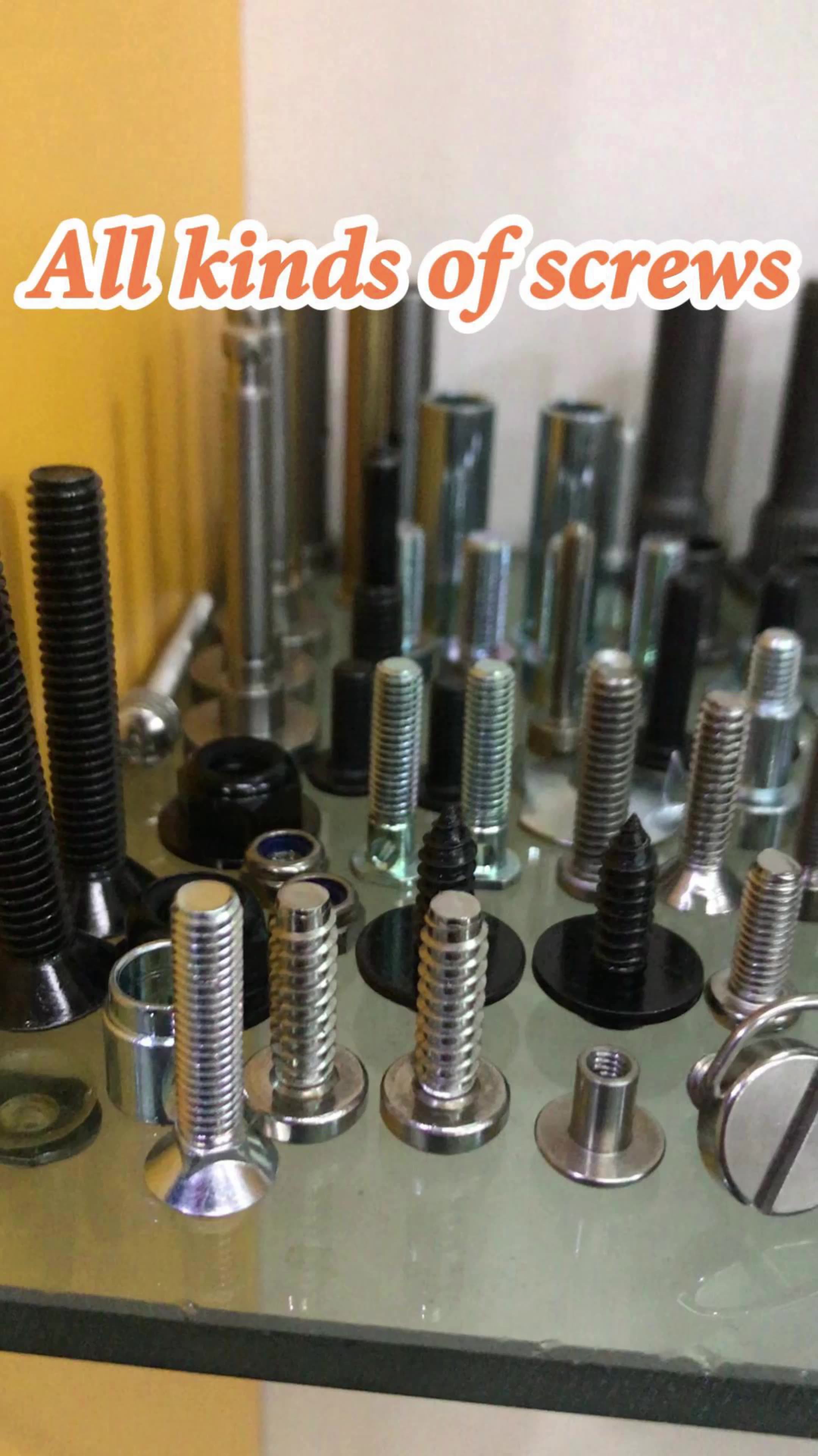 Carbon Steel Self Lock Clinching Stud Round Head Riveting Screws Flat ...