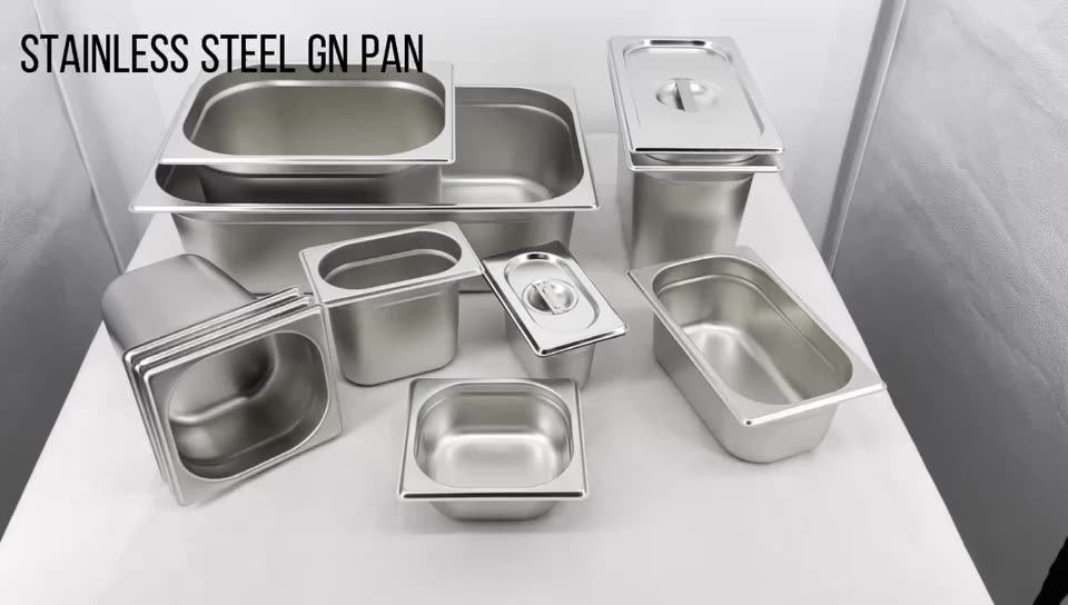 Ukuran Standar Stainless Steel Gastronorm Es Krim Makanan Prasmanan ...
