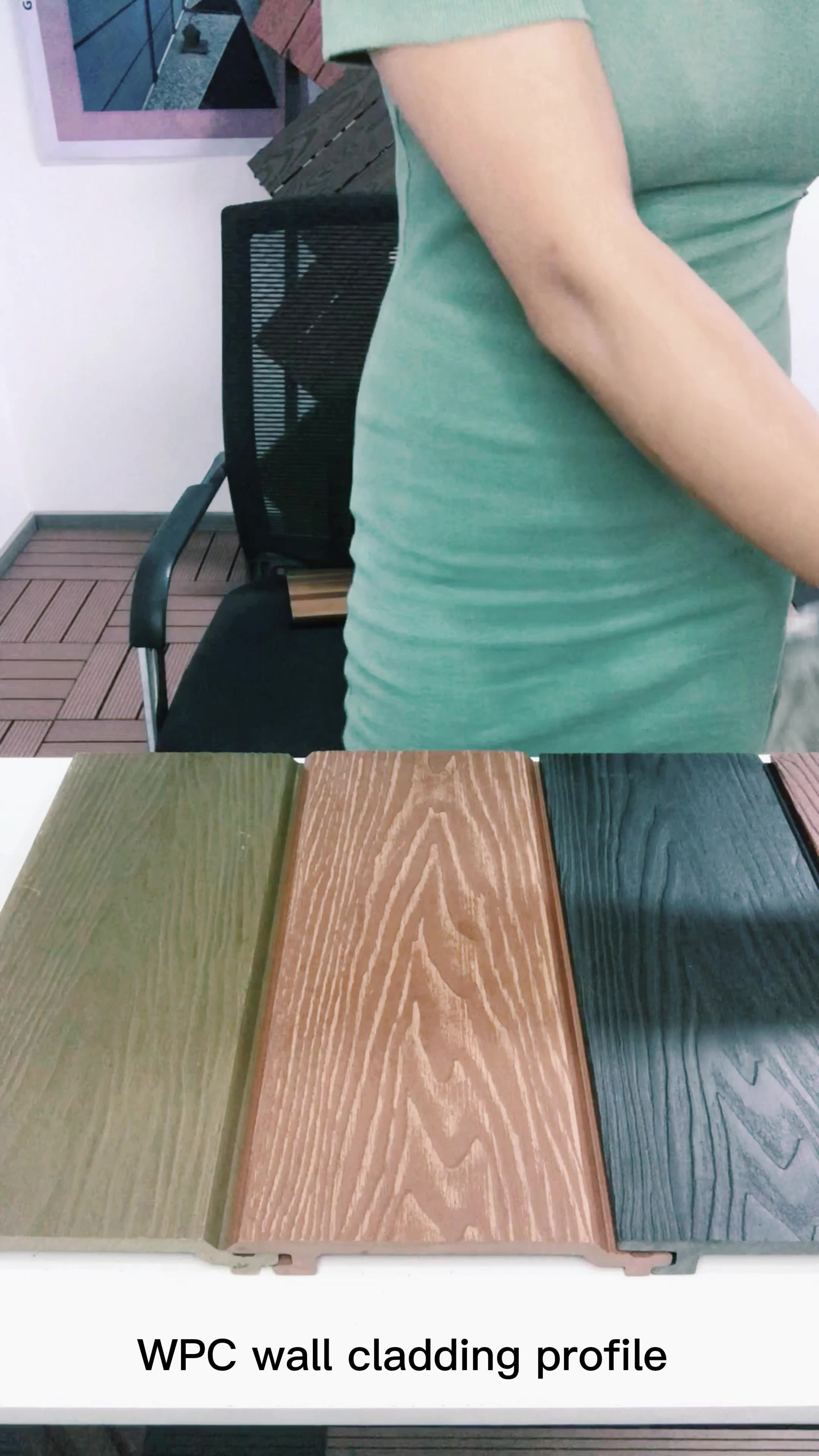 Outdoor Plastic Composite Garden Cladding Exterior Decorative Wall ...