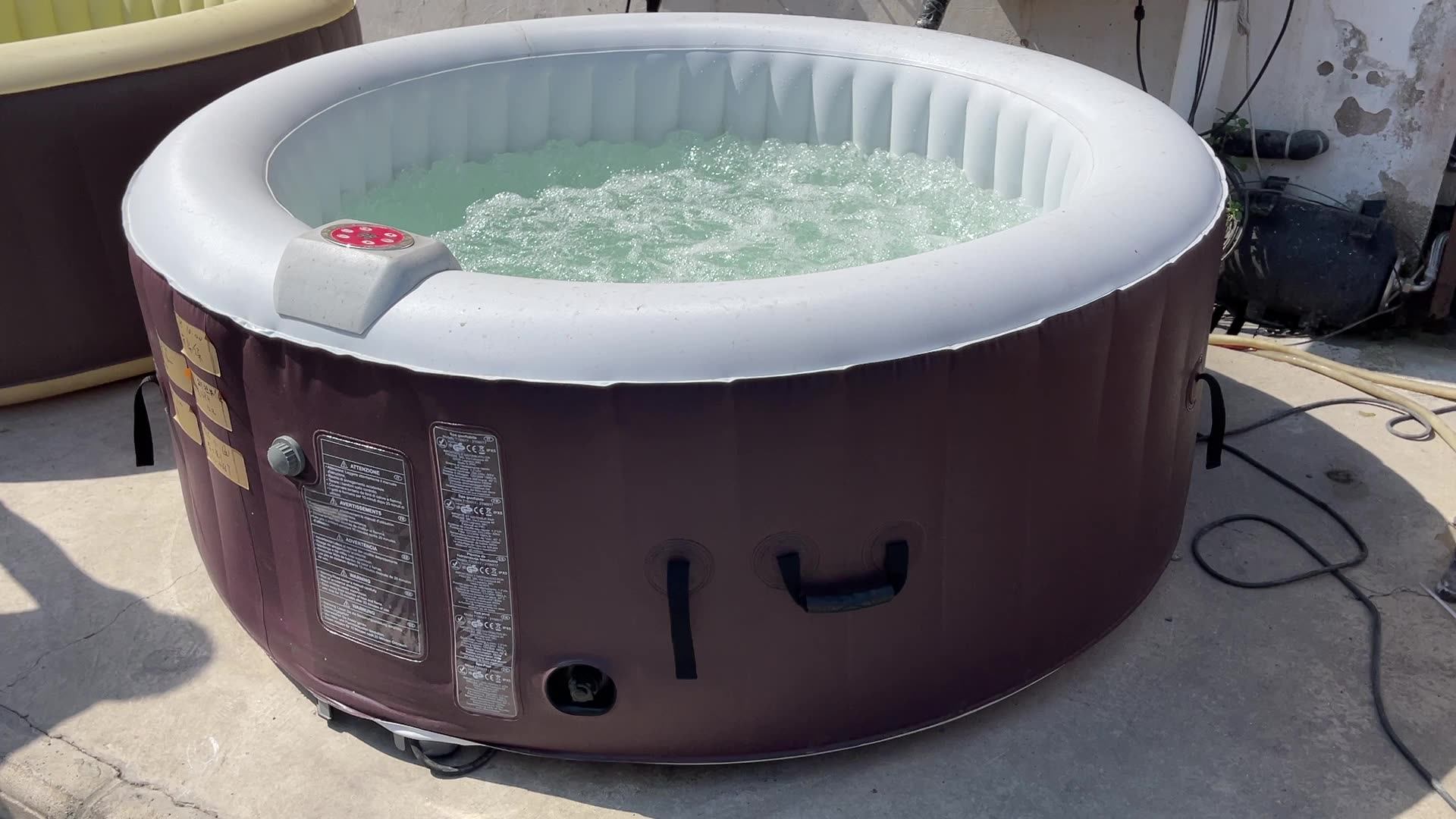 New Arrival Black Pvc Freestanding Bathtub Inflatable Hot Tubs ...