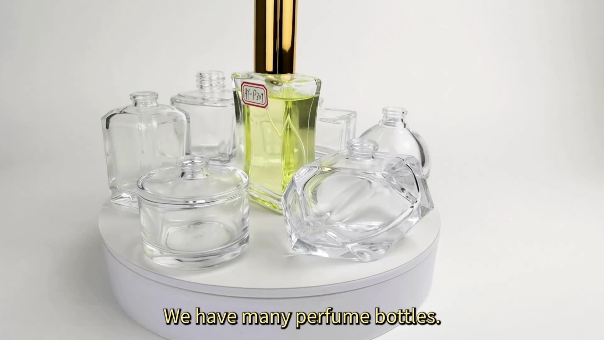 Transparent Tall And Slender Perfume Bottle Glass Mini Packaging Empty ...