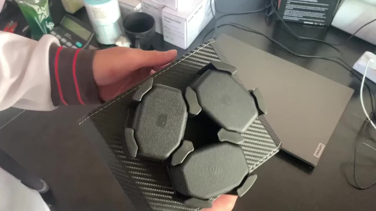 3 Automatic Watch Winder With Battery Pu Leather Carbon Fiber Silent ...