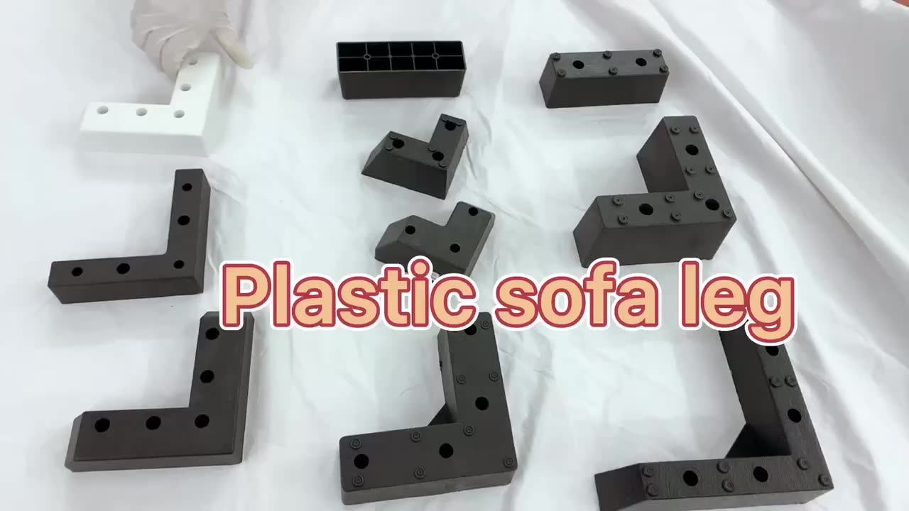 Plastic Furniture Leg Fittings Nylon Round And Square Shape Strong ...