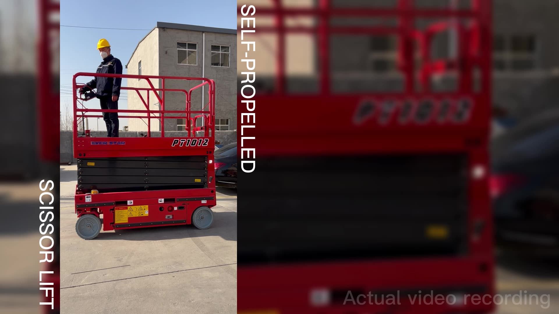 4-16m Self-propelled Cherry Picker Electric Mini Scissor Lift Scissor ...