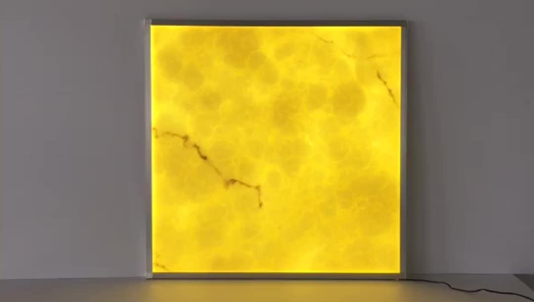 Backlit Decorative Led Panel Light Onyx Marble Marble Backlit Light ...
