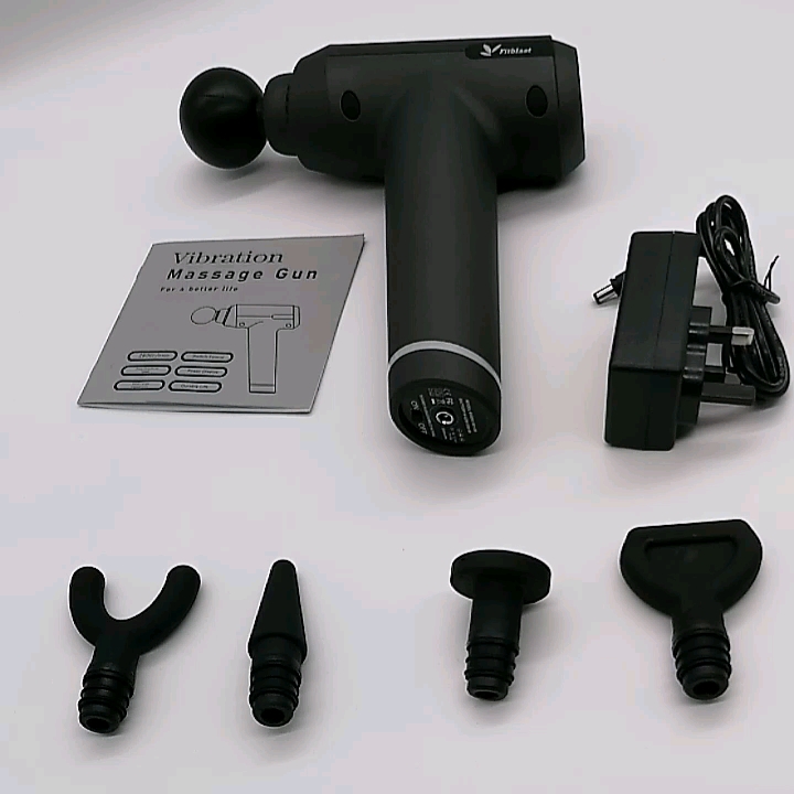 Magic Led Therapy Cordless Body Massage Gun 2020 6 Head Deep Tissue Handheld 20 Speed Massage