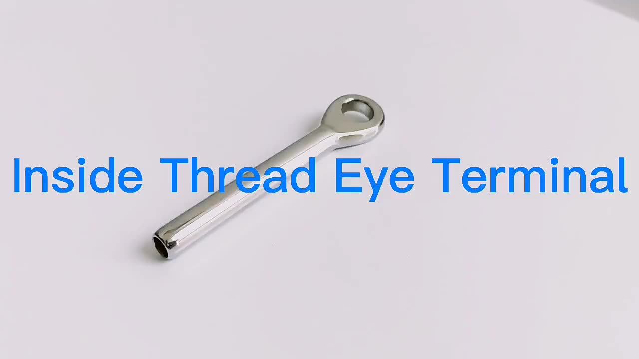 China Factory High Quality Stainless Steel Inside Thread Eye Terminal ...