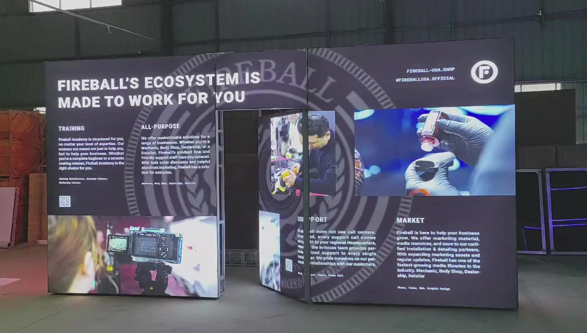 Trade Show Booth Panel Advertising Display Stand Tradeshow Exhibition ...