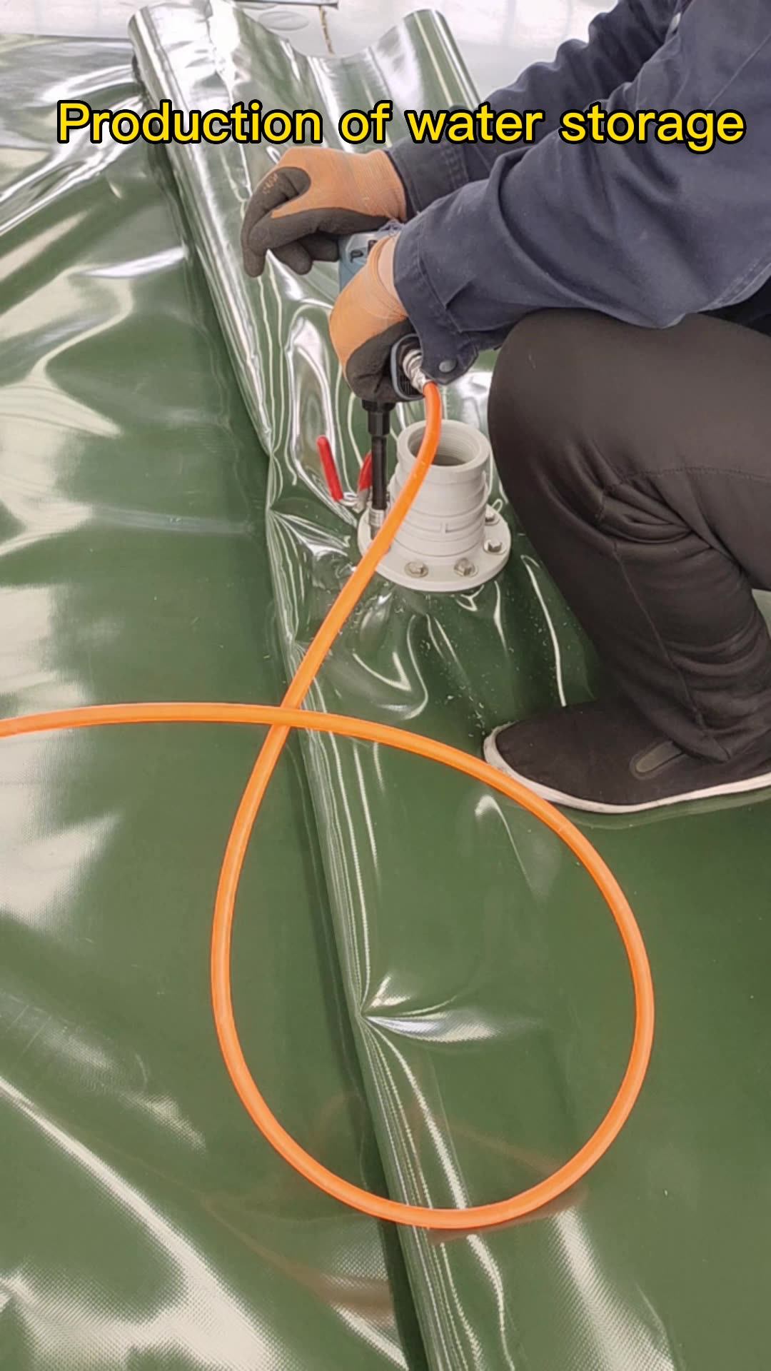 5000l Liter Collapsible Inflatable Potable Pvc Biogas Foldable Storage ...