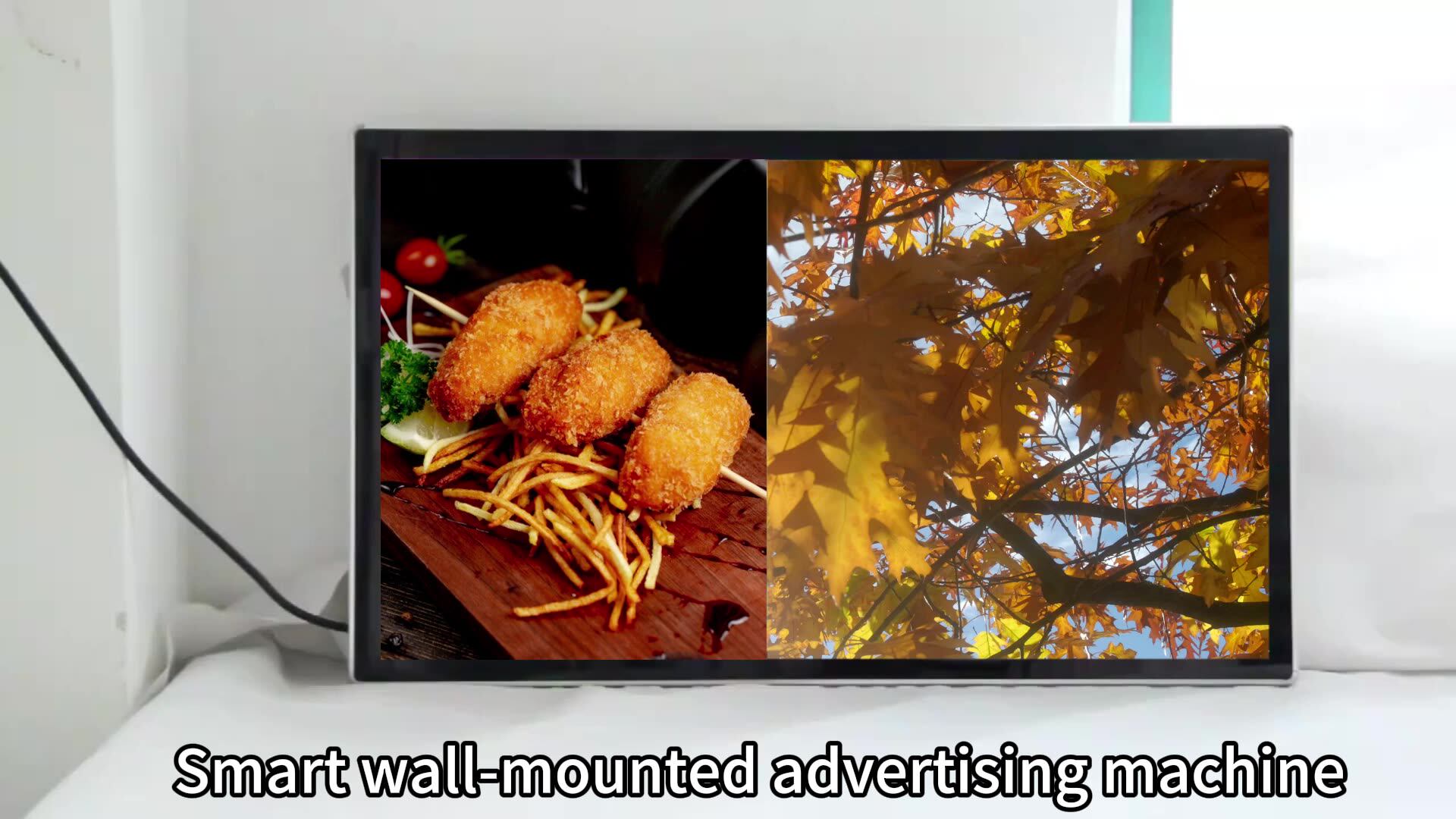 55 Inch Hd Controller Lcd Mall Advertising Interactive Ultra Slim Video ...