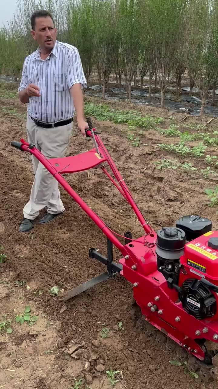 Small Plough Machine Cultivator Gasoline And Diesel Engine Mini Self ...