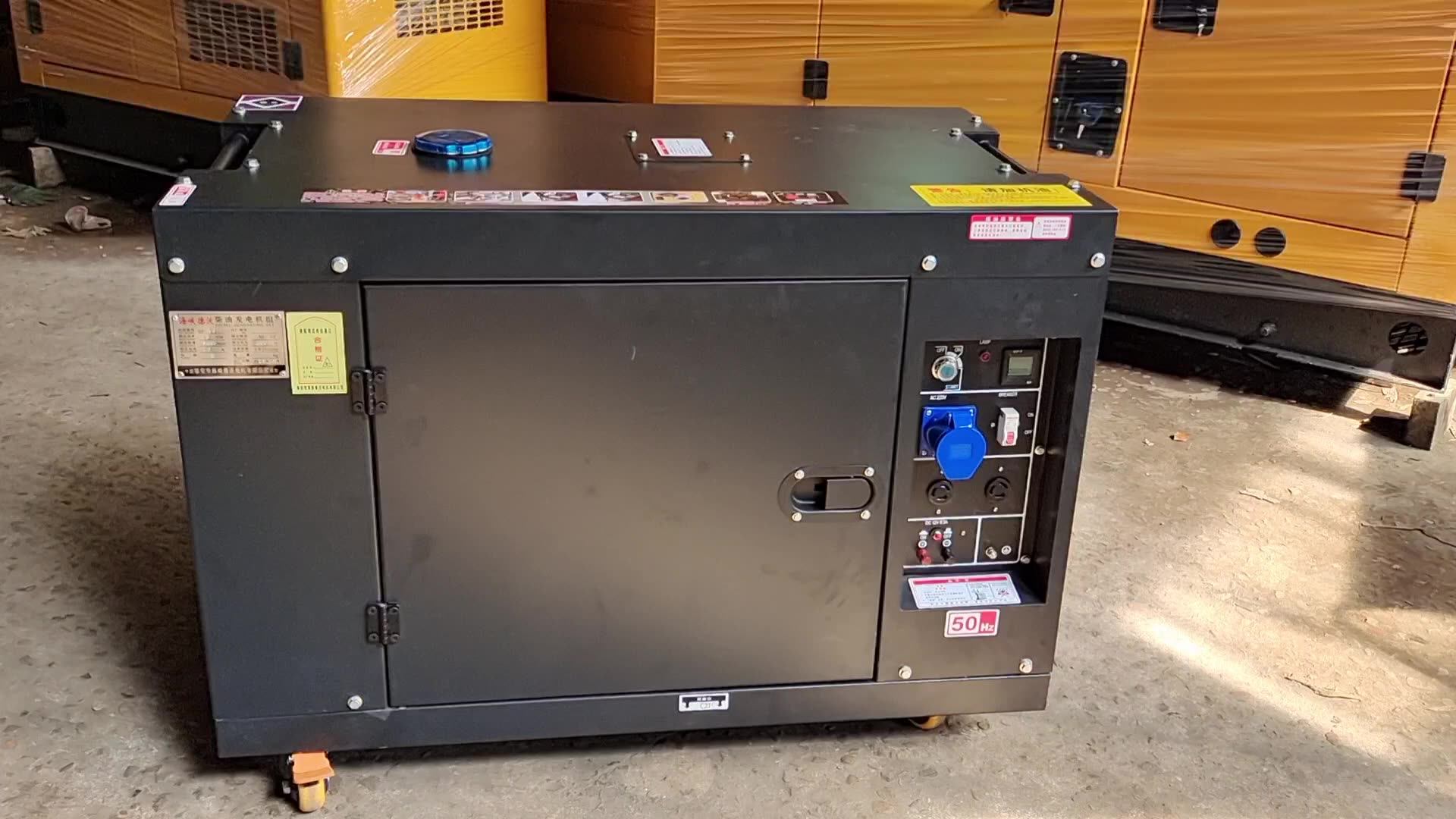 Industrial Mobile Diesel Generator 3kw 5kva 6kva 8kw 10kw 10kva 15kva ...