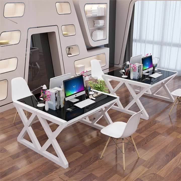 Latest Design With Rgb Led Light Pc Laptop Computer Office Desk Modern ...