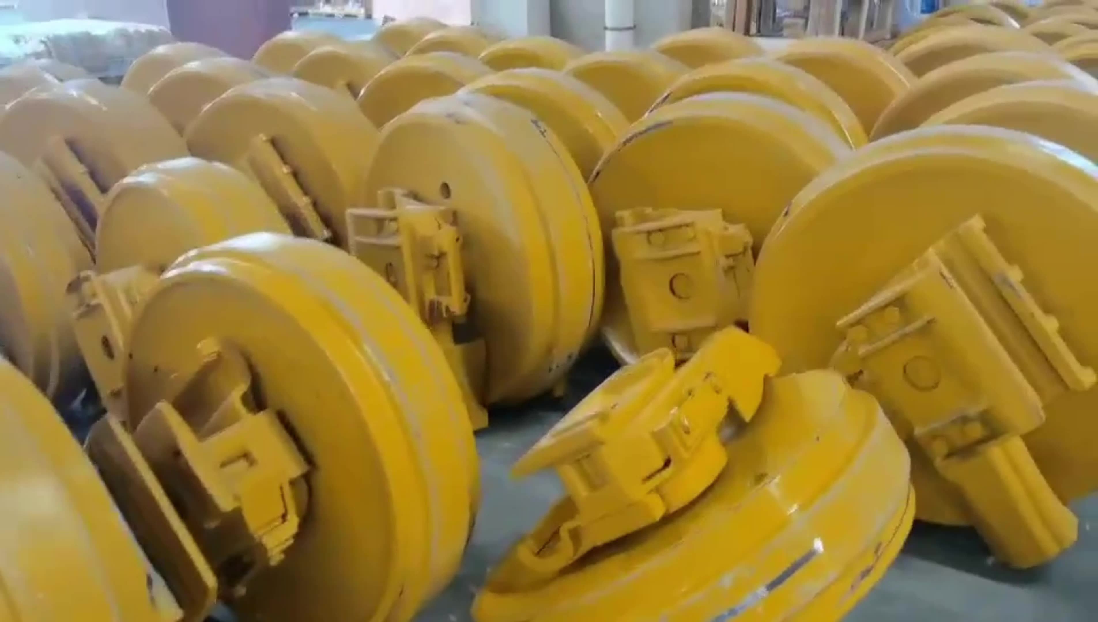 Construction Machine Spare Parts Excavator Front Idler Guide Wheel ...