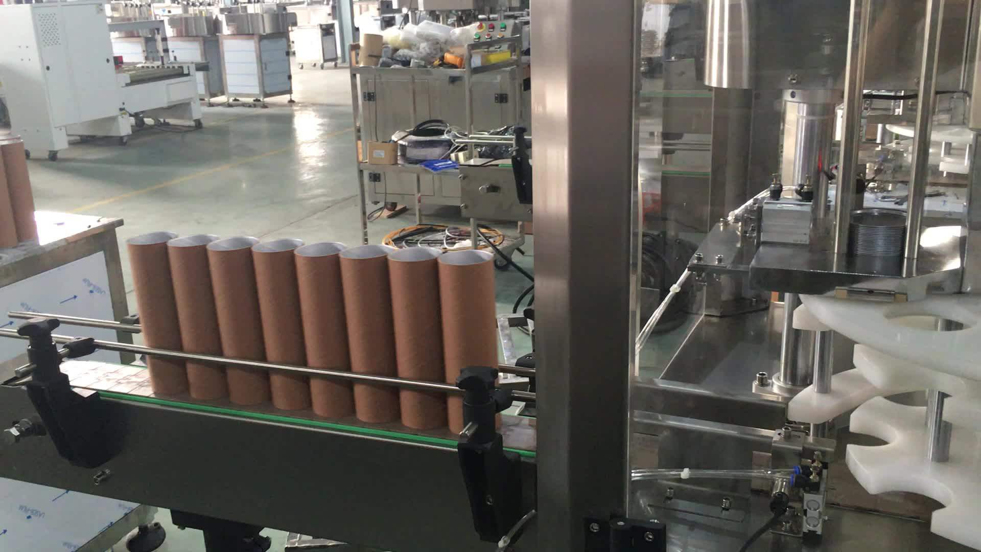 High Speed Full-automatic Tin Can Sealing Machine Food Canning Machine ...