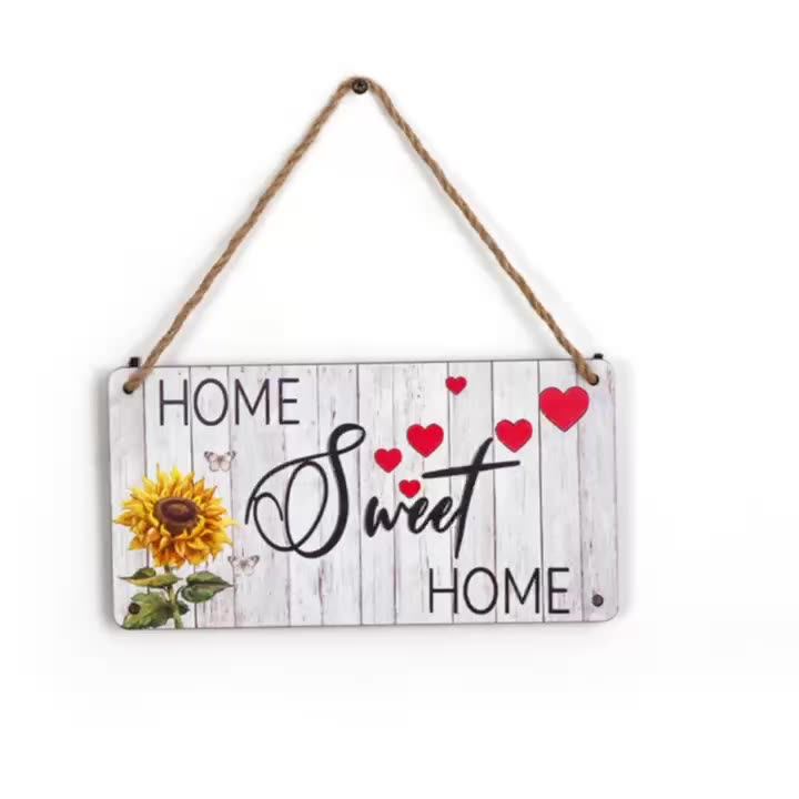 Wholesale Custom Vintage Rustic Wood Signs Decoration Wooden Sign ...