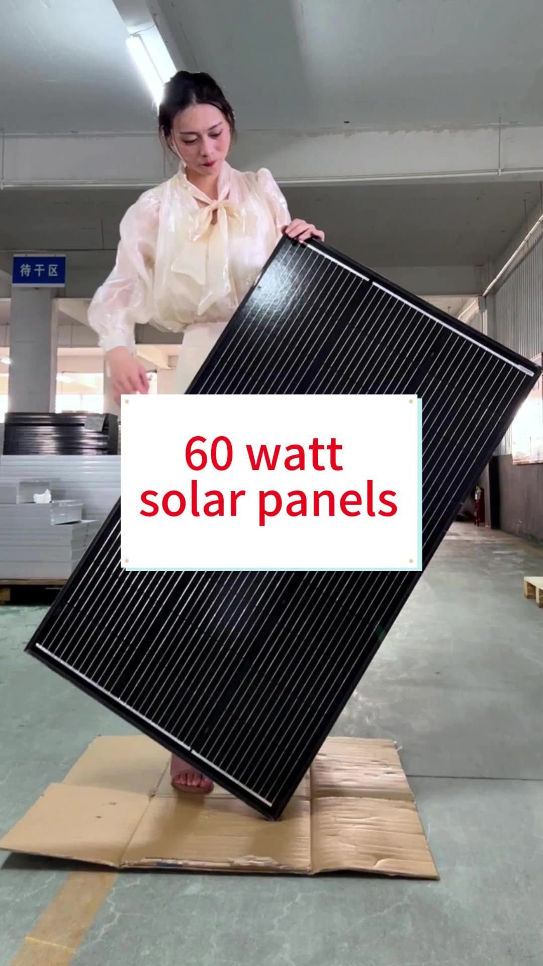 Viral Videos & Demos On 60 watt solar panels#Monocrystalline Silicon ...