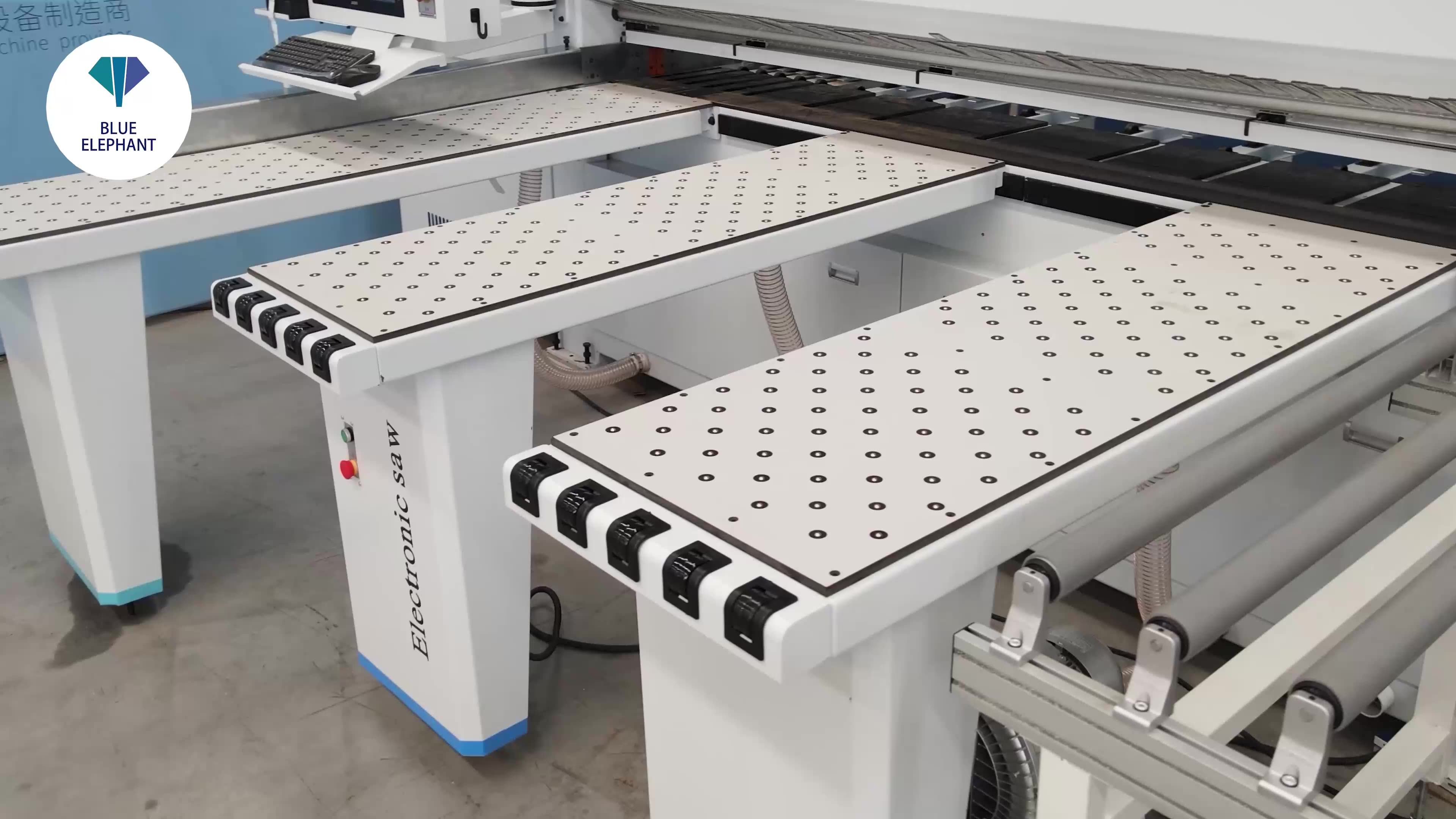 Hot Sale Cnc Wood Board Cutting Machine Horizontal Computer Panel Saw ...