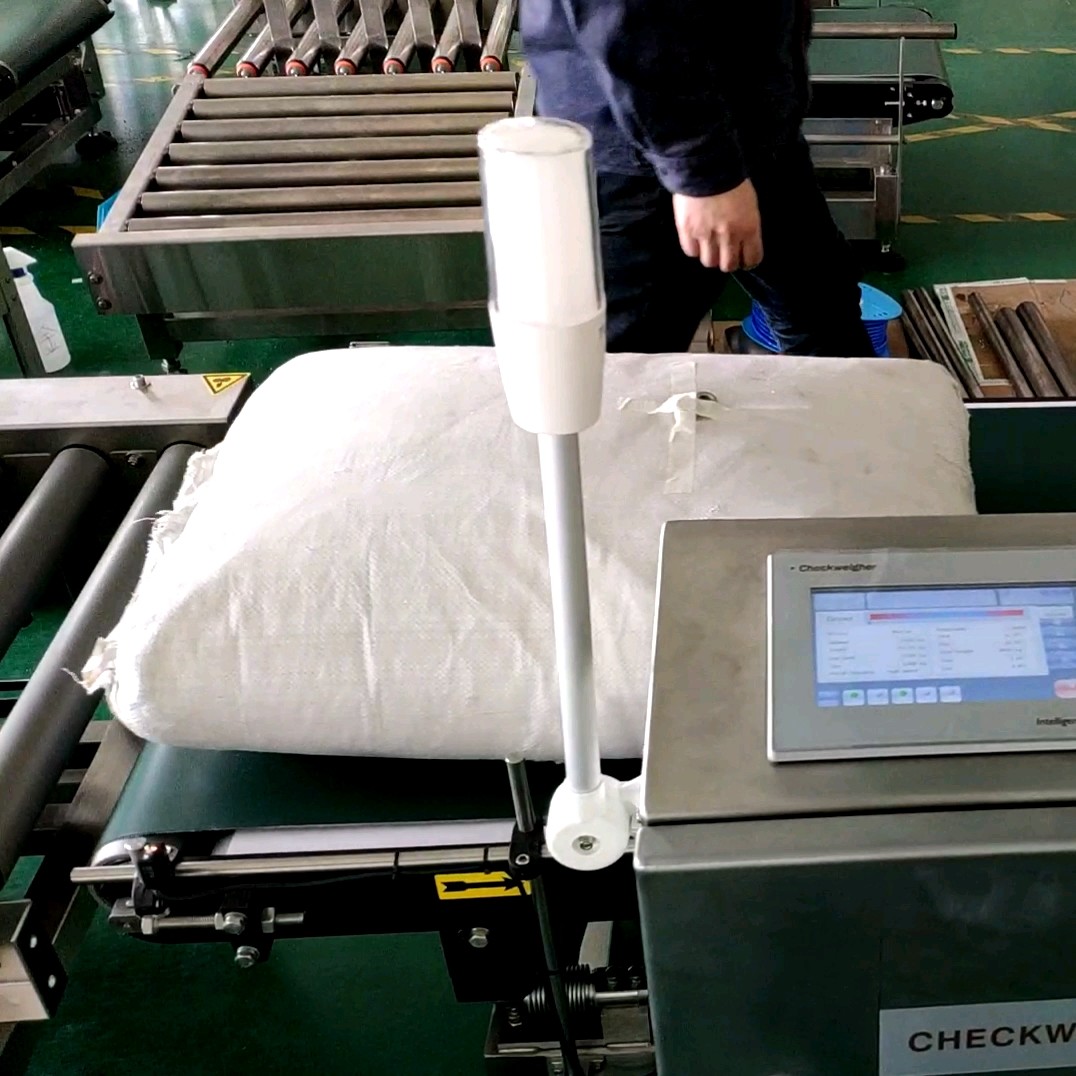 50kg Bag/case/box/carton Package Checkweigher With Pusher Rejector ...