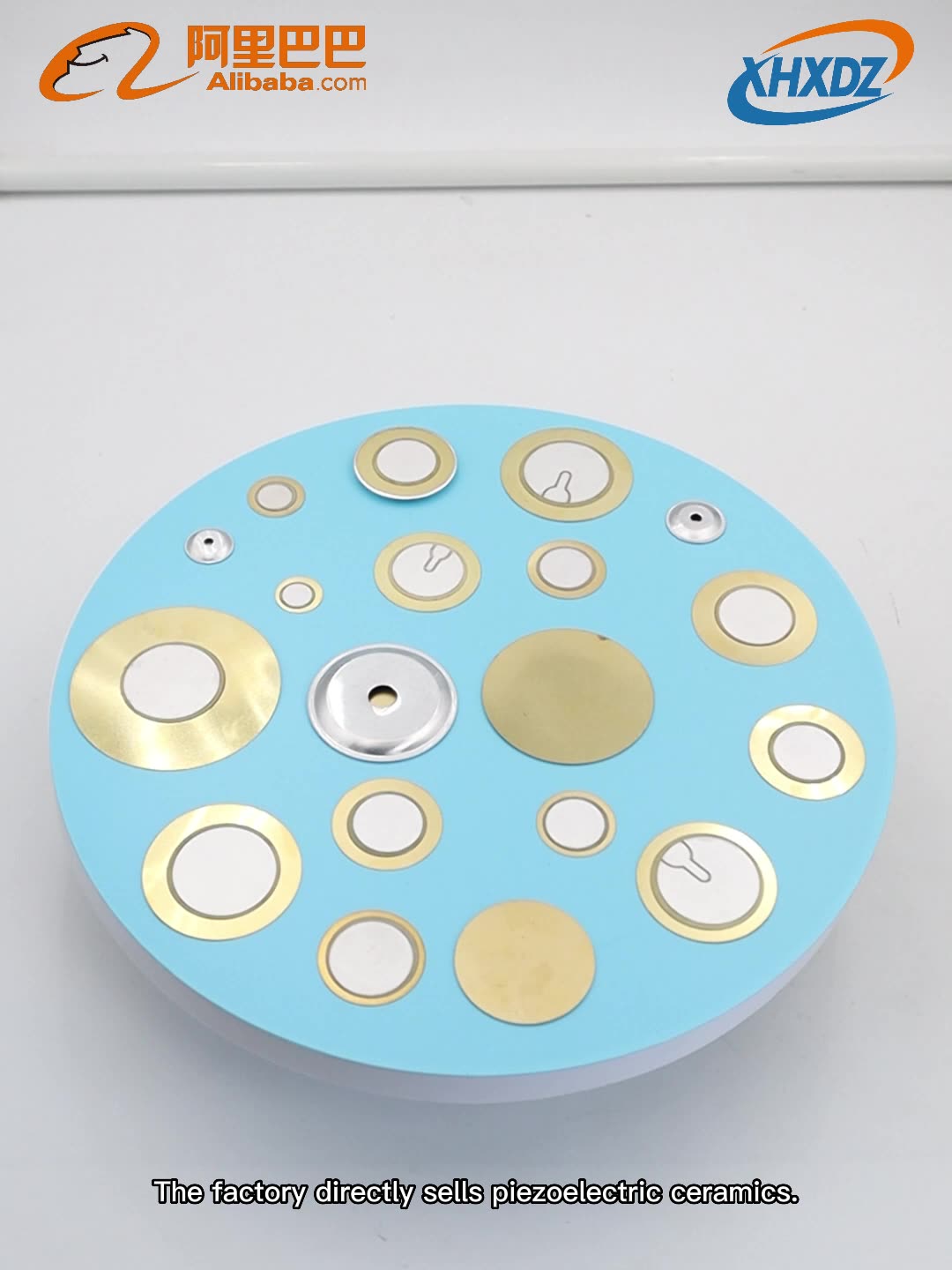 41mm Piezoelectric Piezo Ceramic Wafer Plate Sounder Sensor Pzt ...