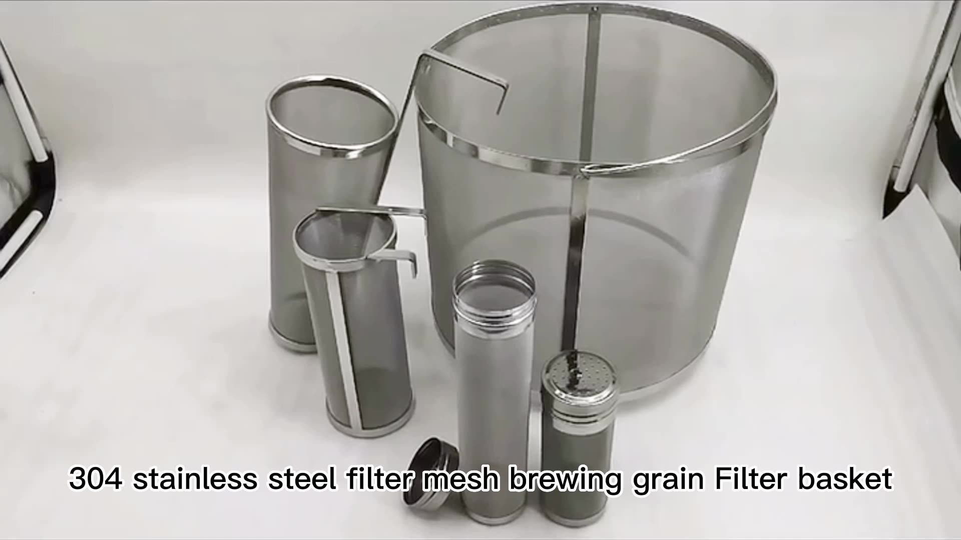 100 300 400 Micron Stainless Steel Mesh Bucket Home Brewing Equipment ...