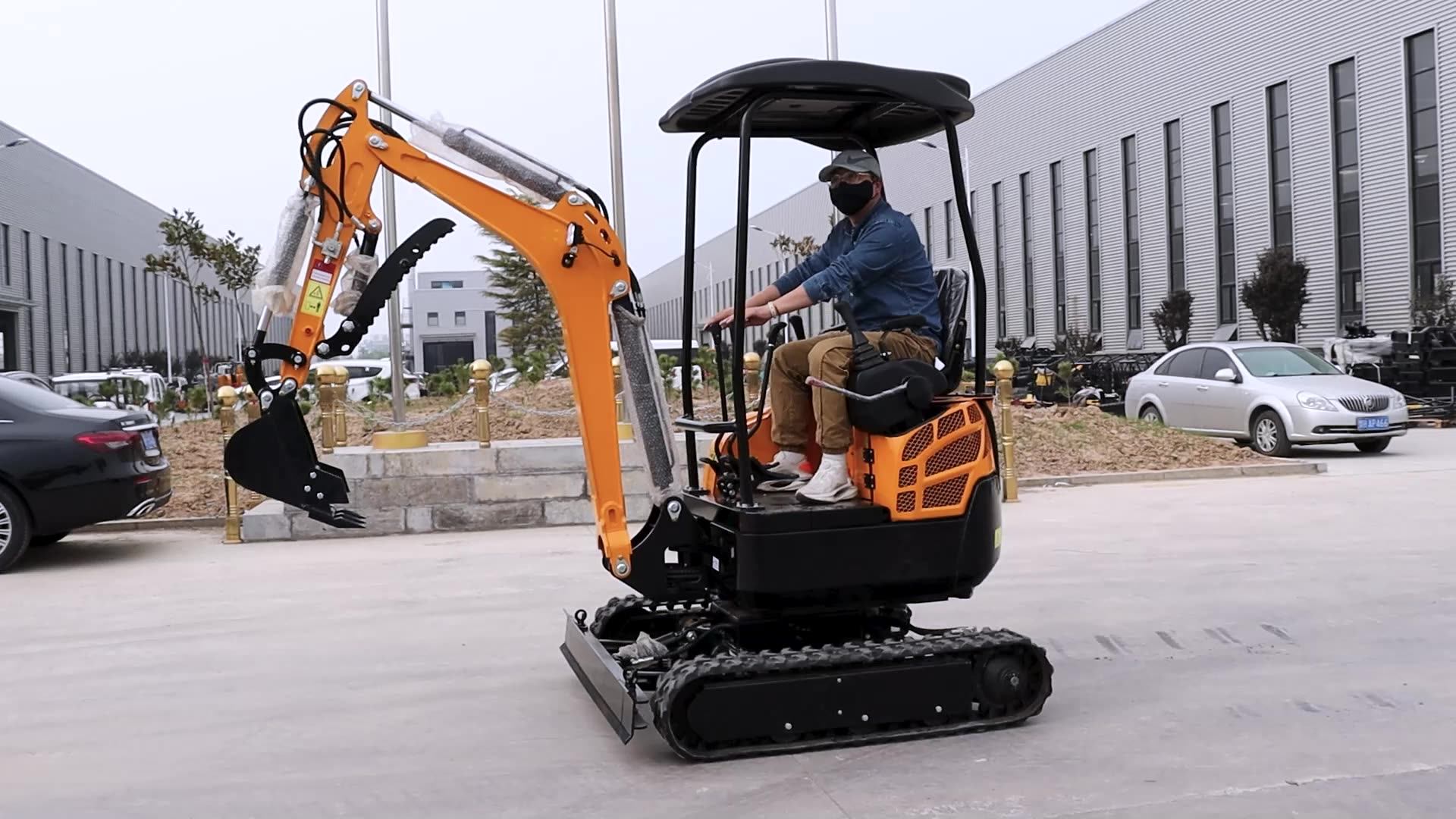 Hightop Ht18 1.5ton Small Excavator Mini Shandong Crawler Excavators ...