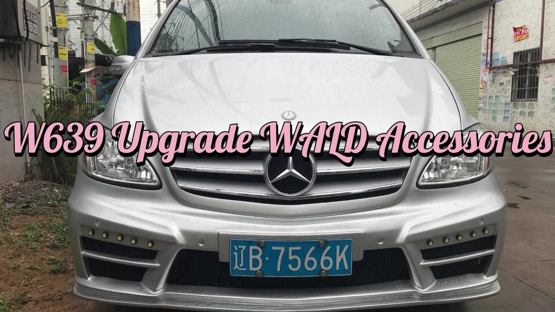 Ppt Sale Wd Style Front Grill Front Bumper Side Skirt Rear Bumper Body Kit For Vito Viano W639 ...