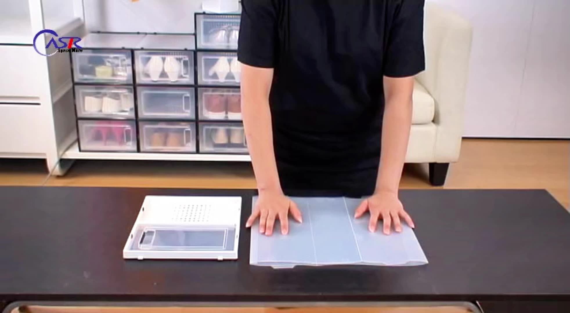 Shoe Box Storage High-heel Custom Made Storage Stackable Foldable ...