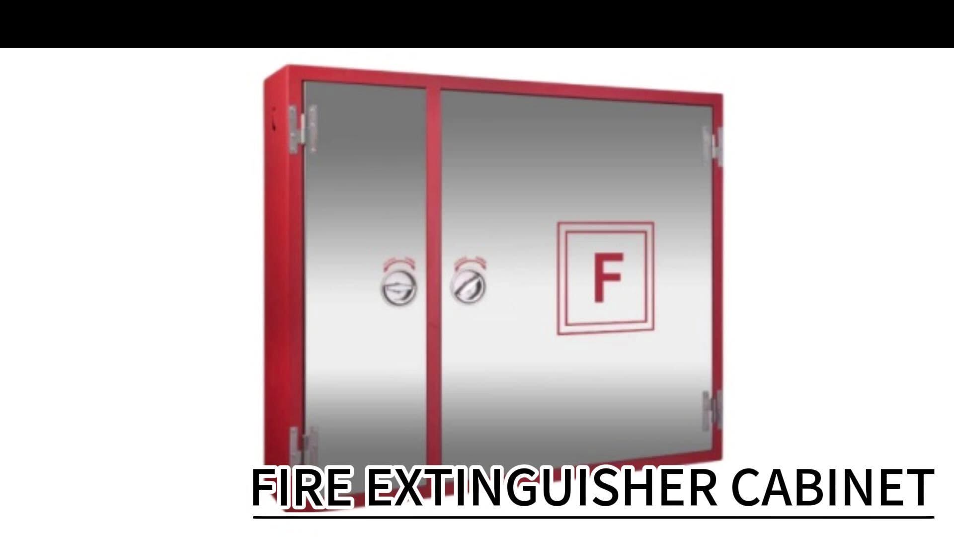 Wall Mounted Fire Hose Reel Cabinet Doule Or Single Door Metal Door ...