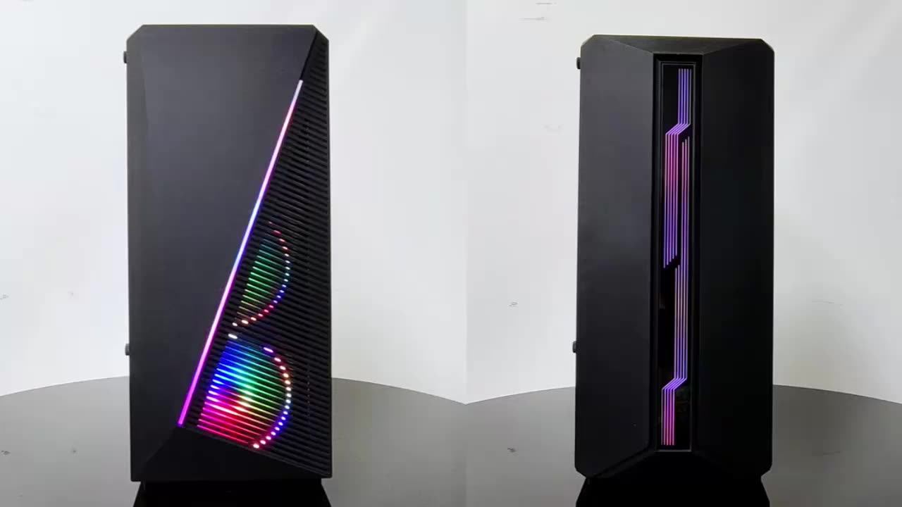 Led Panel Gaming Case Atx Full Tower Gaming Pc Case Acrylic Panel ...