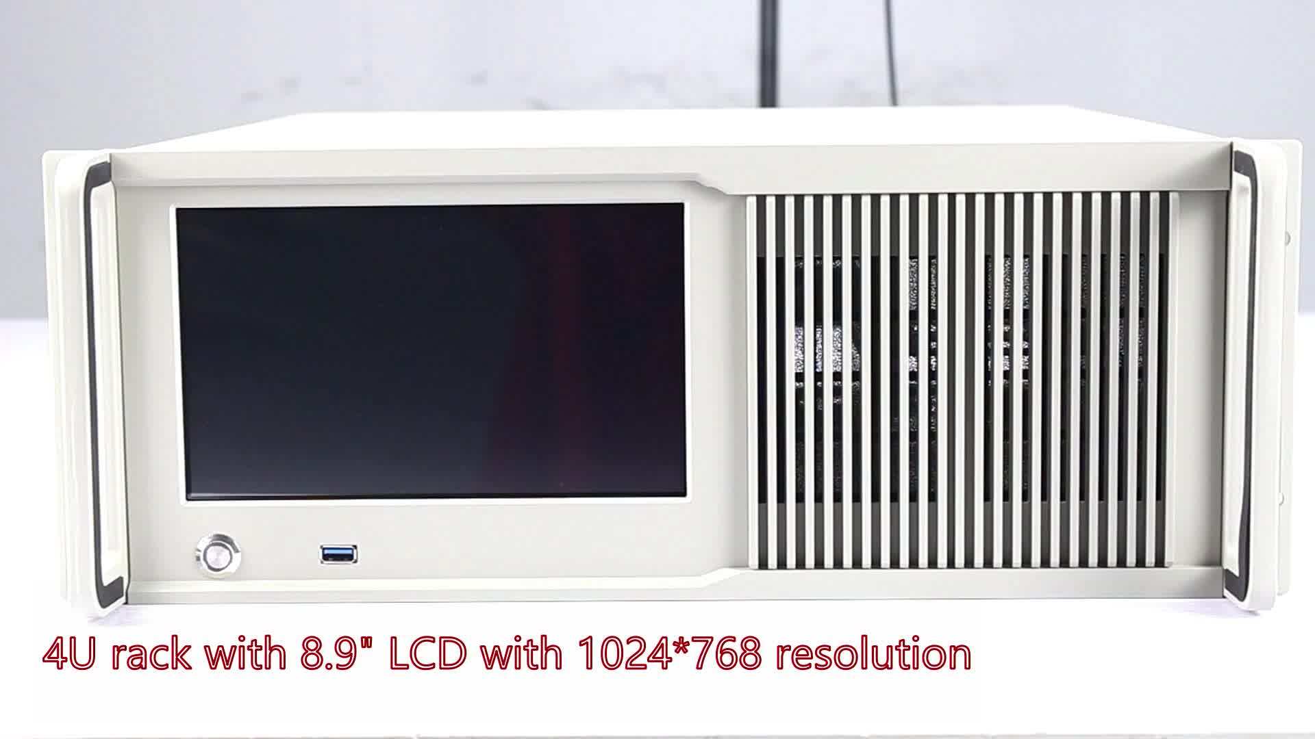 4u Rackmount Server Chassis With Lcd Display - Buy Server Case Lcd ...