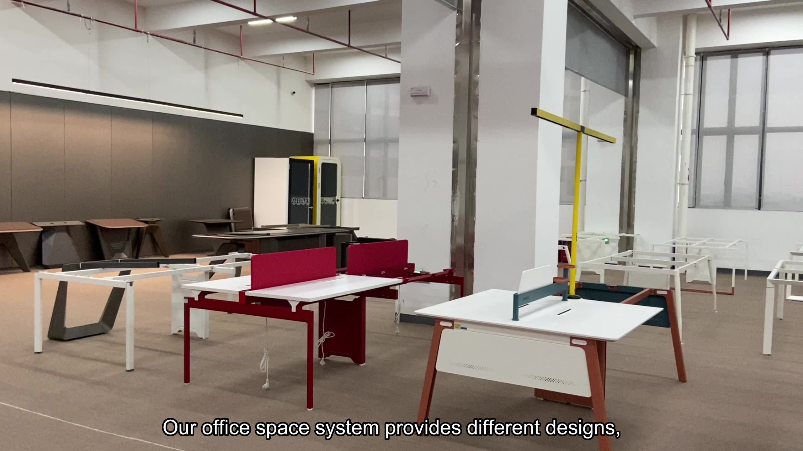 Office Cubicle Sample Modern Office Desk 5 Workstation Desk Cubicle ...