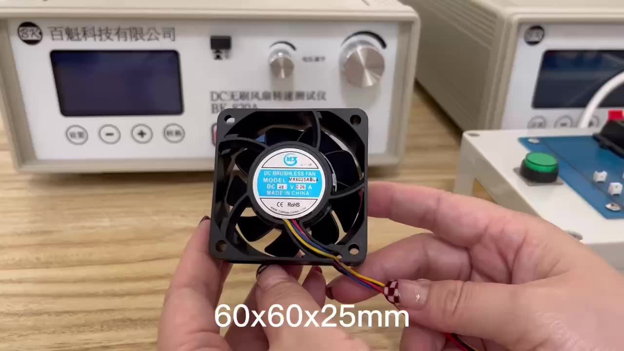 Silent Bldc Fan 60x60x25 Industrial Dc Motor Cooling High Pressure Air ...