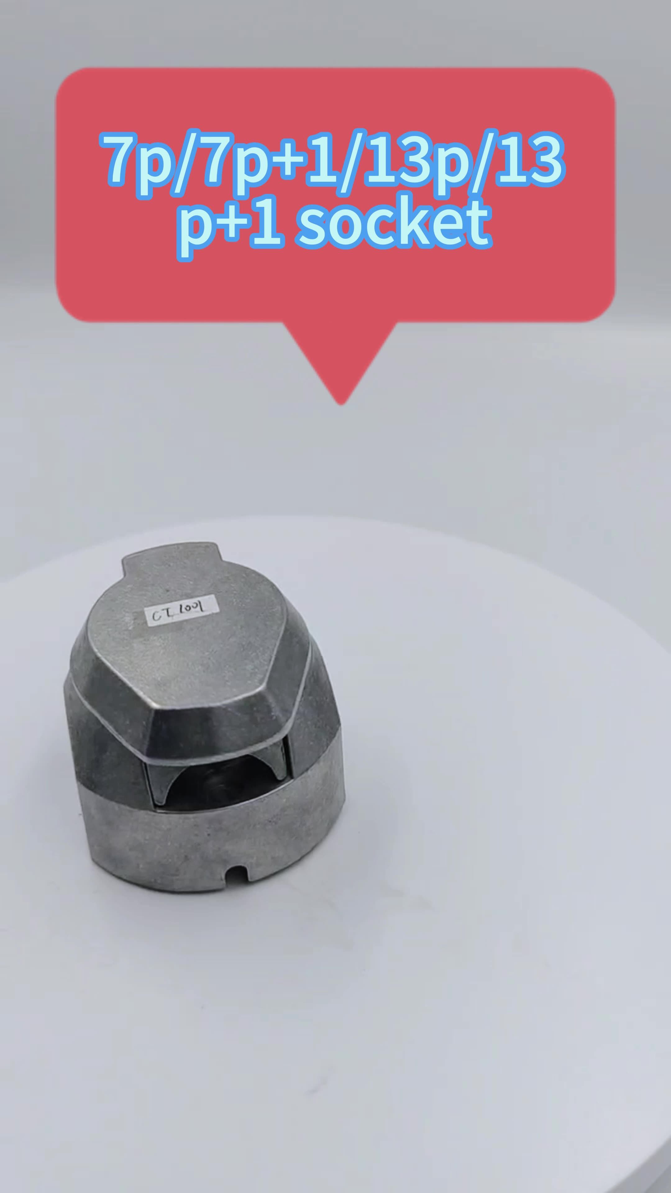 7pin Trailer Socket +6pin Adapter Socket Multicon West-system-plug ...