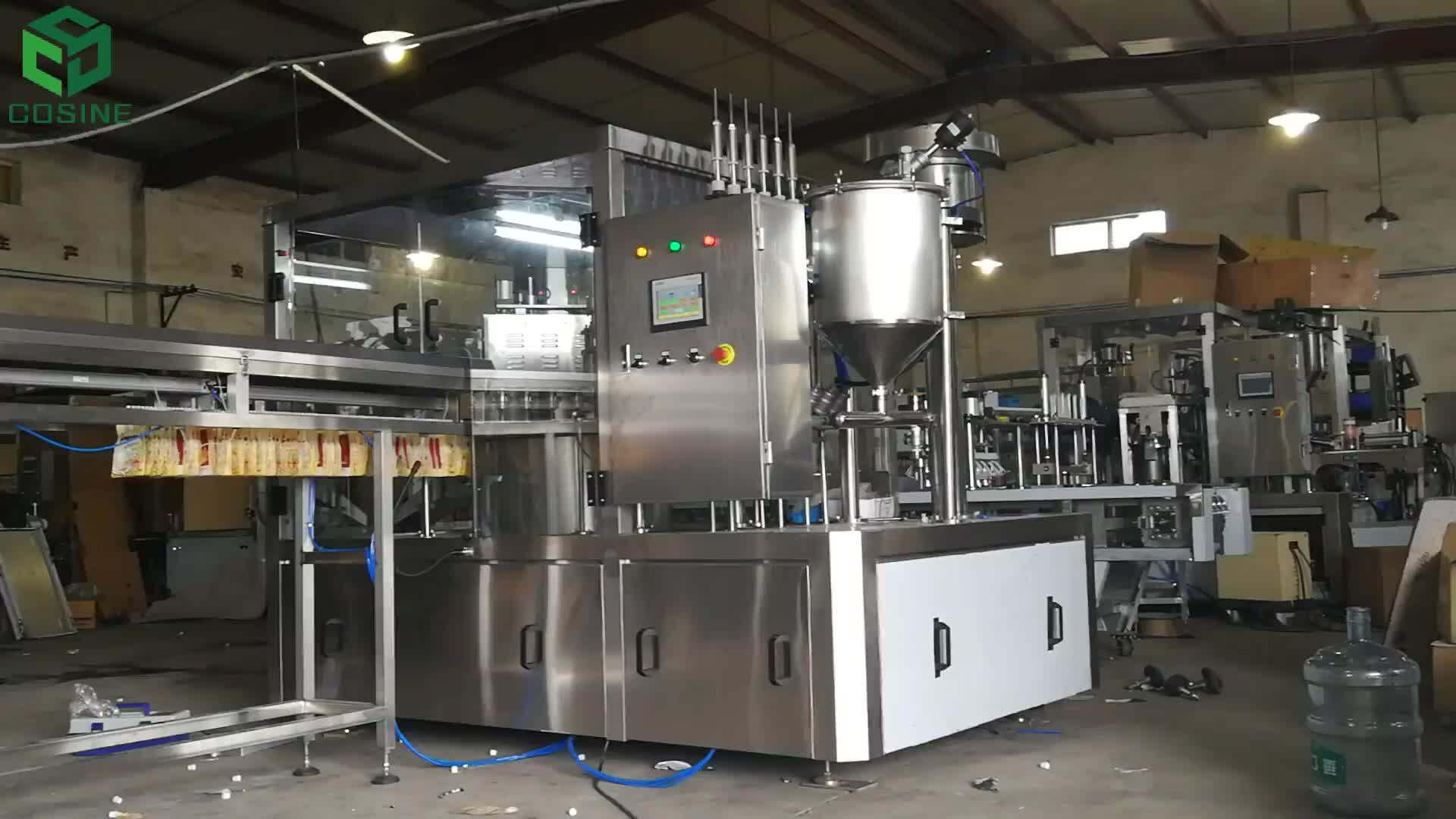 Rotary Automatic Premad Spout Bag Doypack Pouch Filler Filling ...