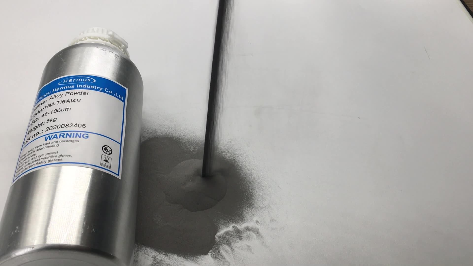 Spherical 3d Printing Pure Titanium Alloy Powder Tc4/ti6al4v Titanium ...