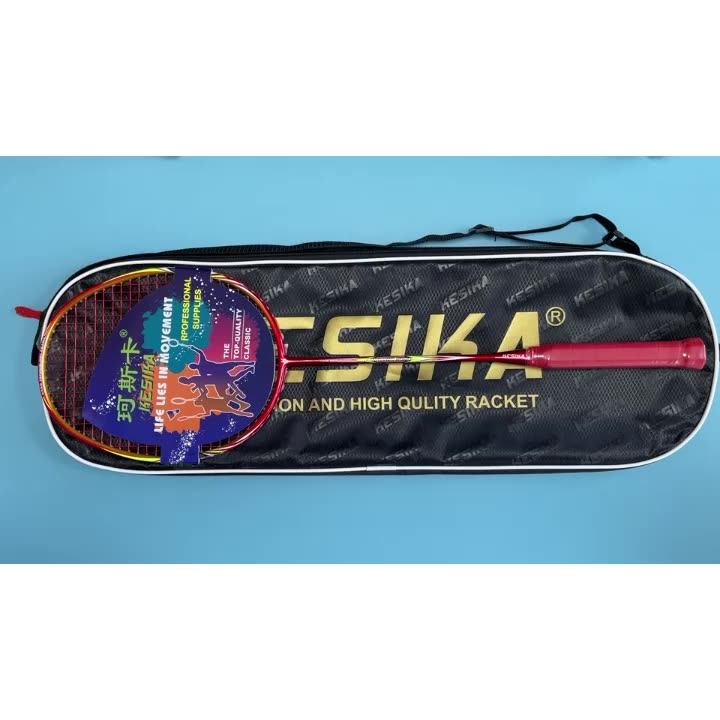 New Release Kesika Cheap Carbon Fiber Badminton Racket For Ameteur ...