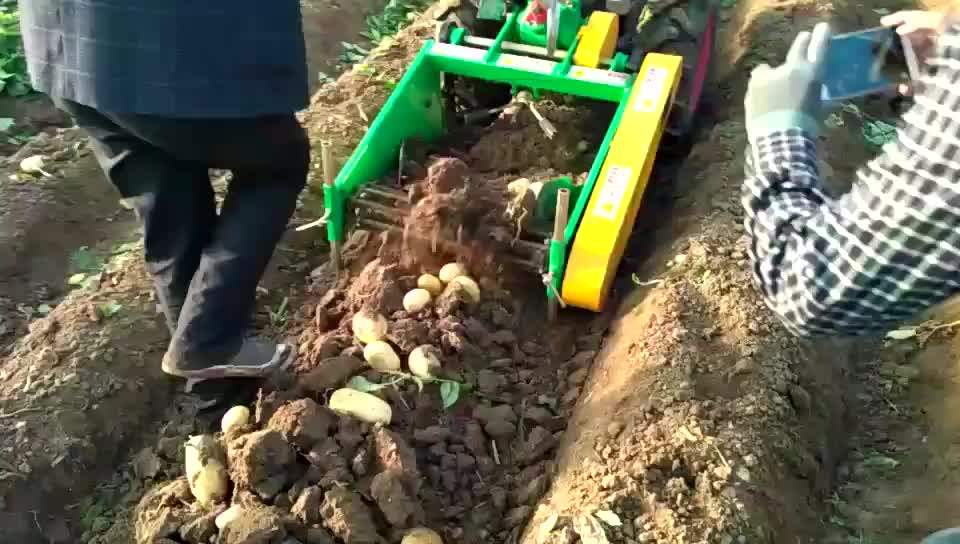 Small Potato Harvester/hand Operated Tractor Potato Harvester - Buy ...