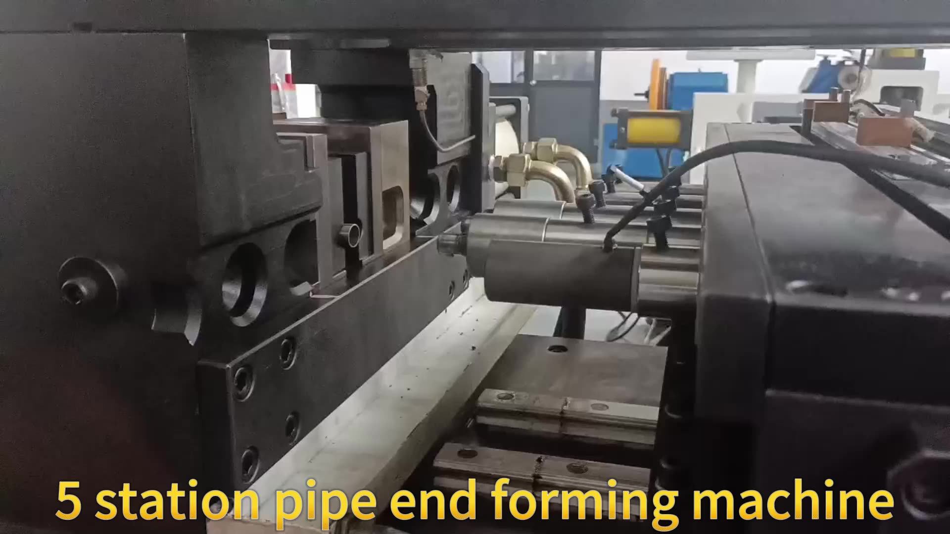 5 Station Ss Stainless Steel Pipe Tube End Forming Bulging Crimping ...