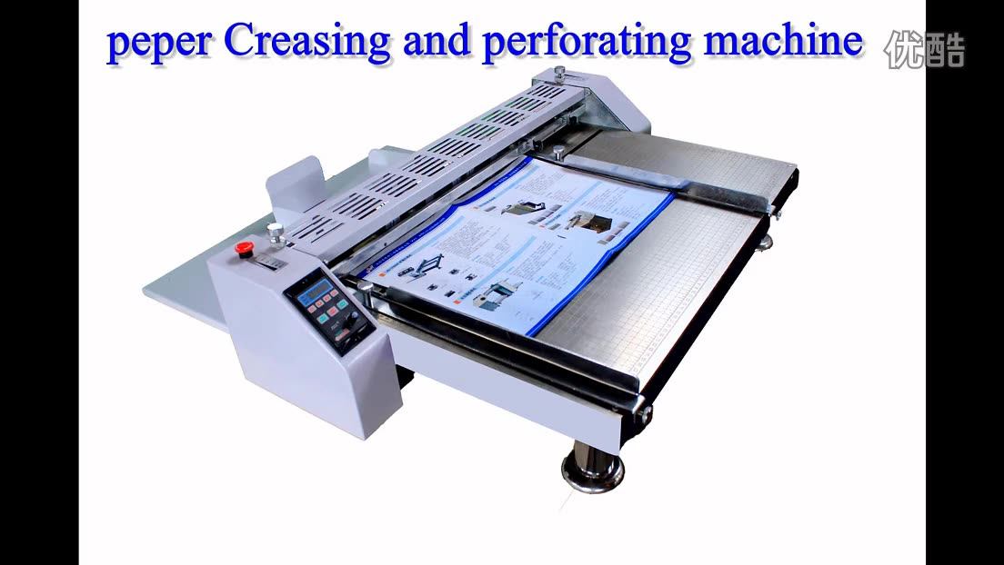 Small Desktop Electric Creasing Perforating Machine With Manual Paper ...