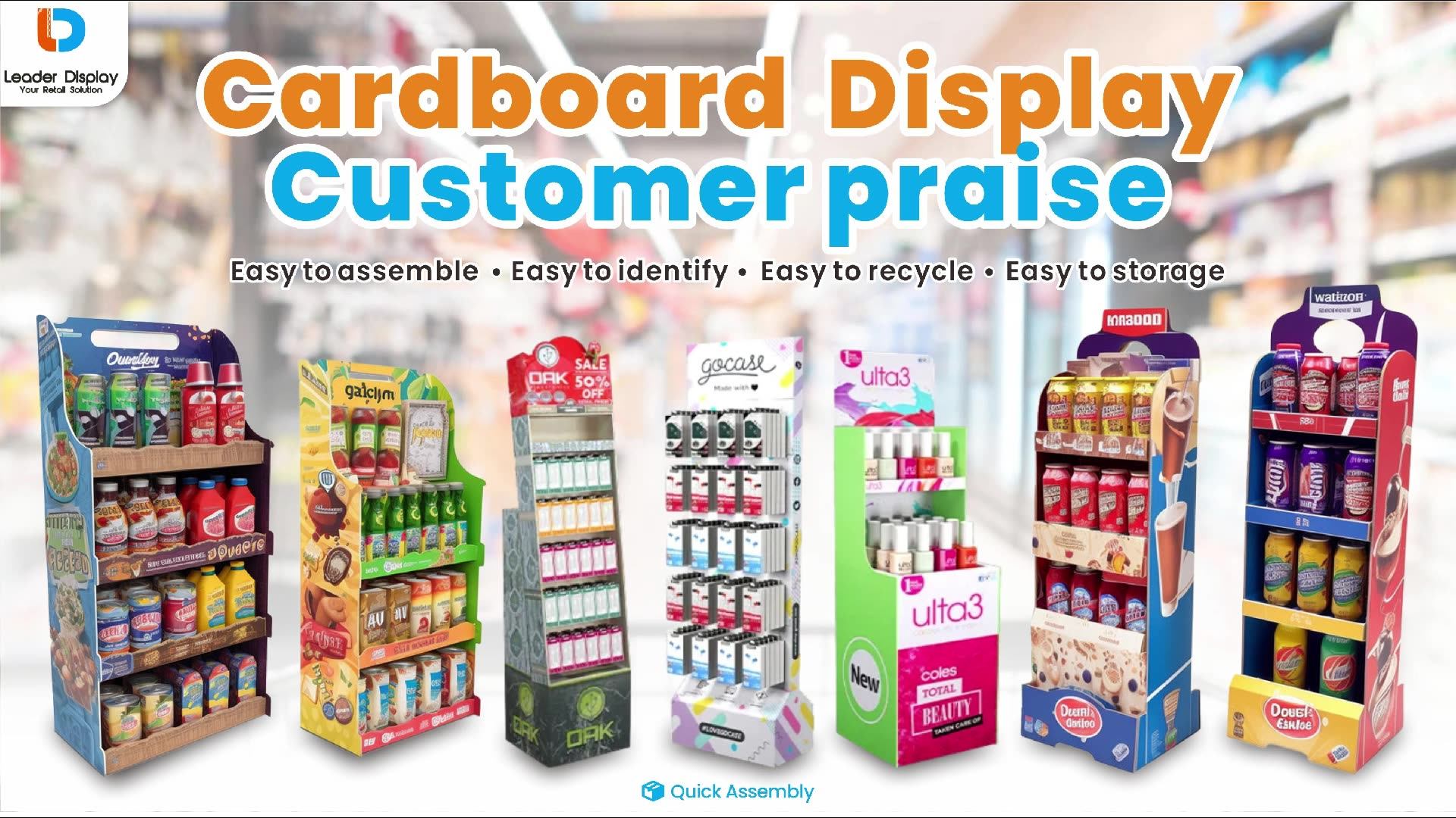 Shops Floor Cardboard Pos Carton Display With Hooks Sports Product ...