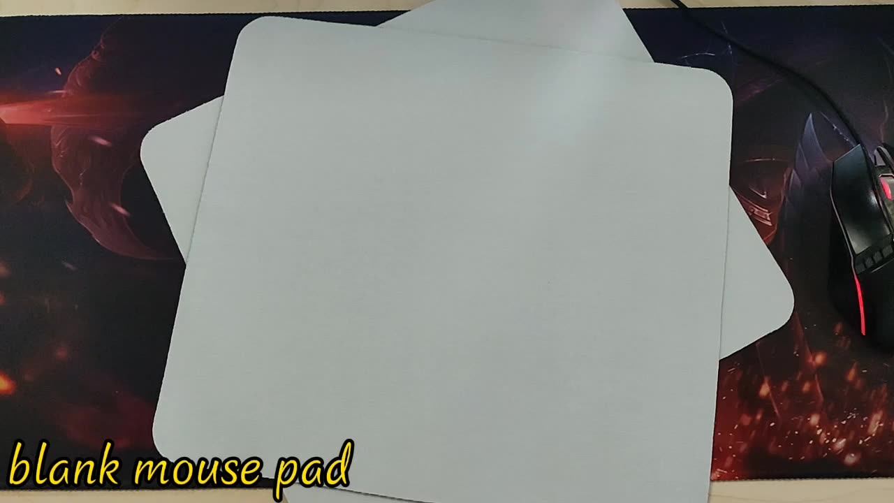 Custom Anime Shaped Sublimation Blanks Leather Mousepad Gaming Mouse ...