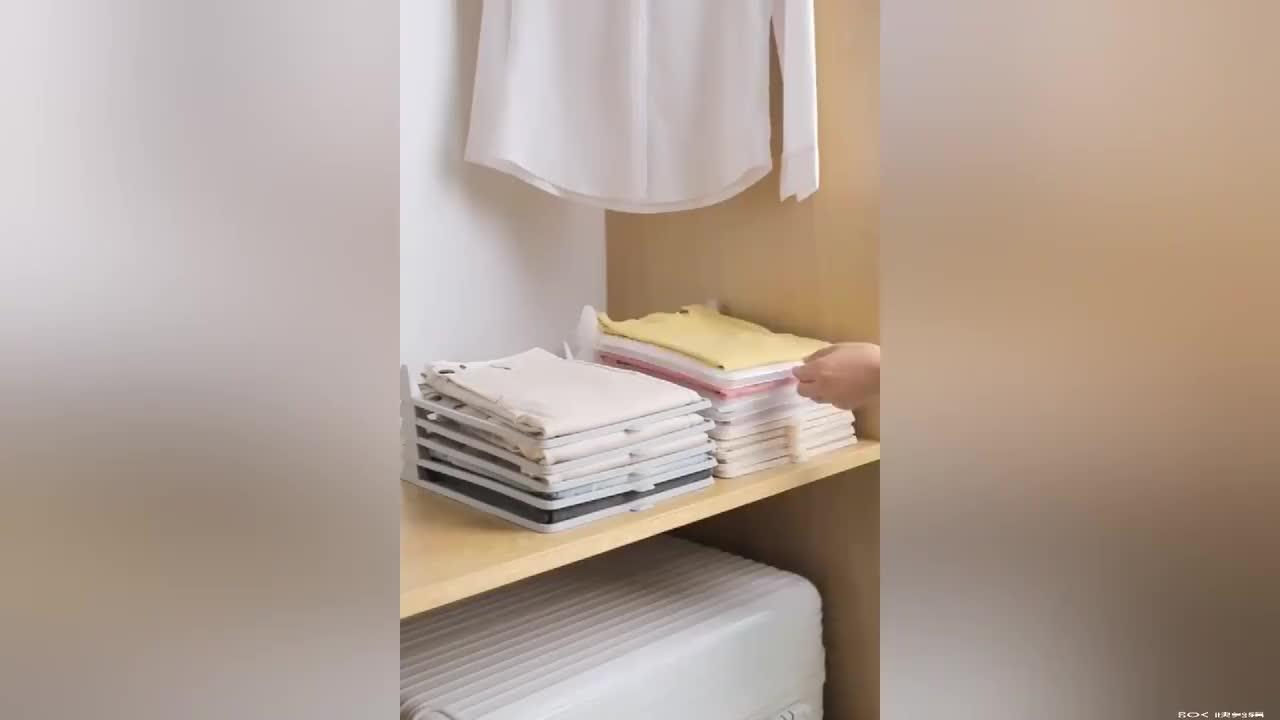 Folded Shirt Clothes Storage Clothing Organization System Clothes ...