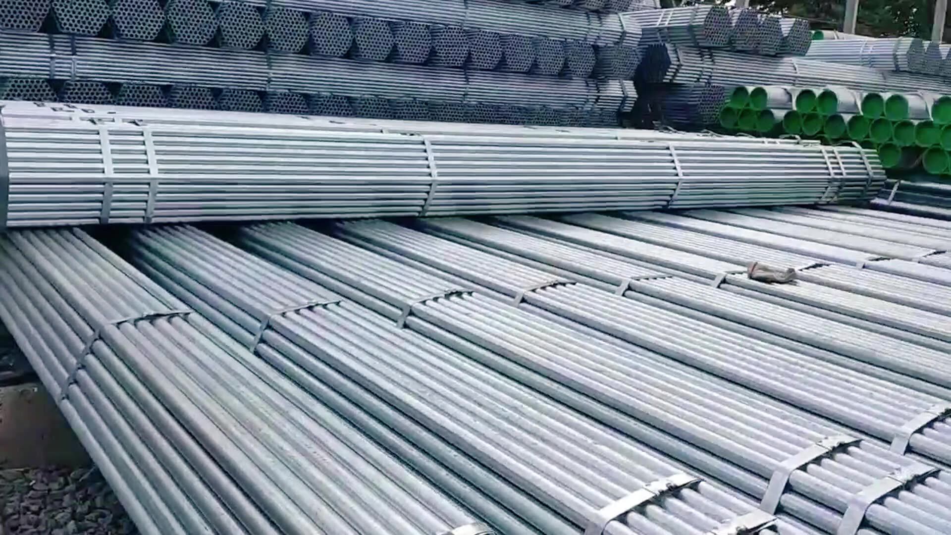 High Quality Construction Structural Galvanized Round Steel Tube ...