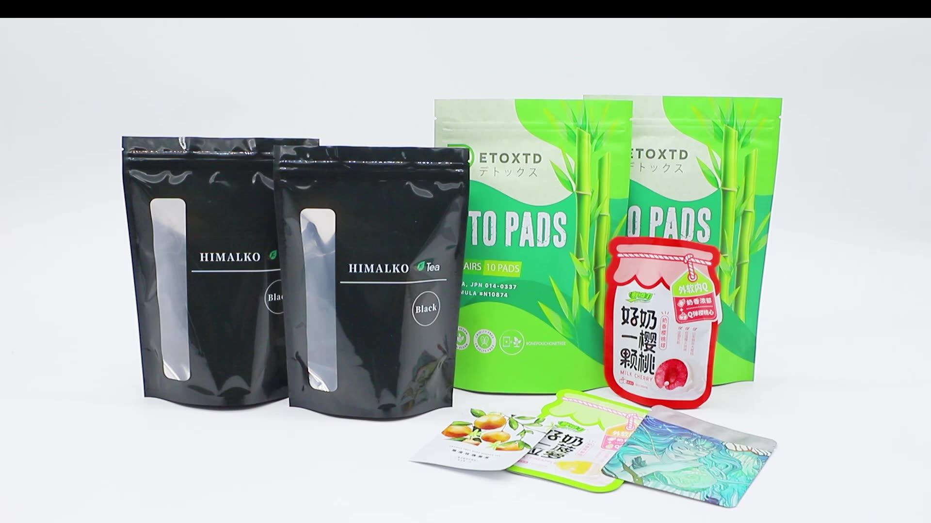 Waterproof Biodegradable Cosmetic Cream Sample Sachet Packet Side Seal ...