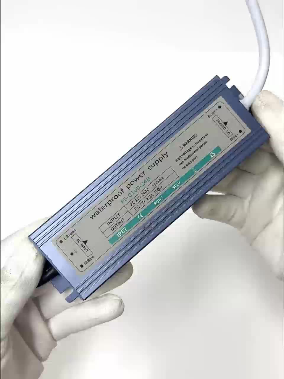 Ac To Dc Smps Switching Power Supply Waterproof Led Driver Ip67 12v 10w ...