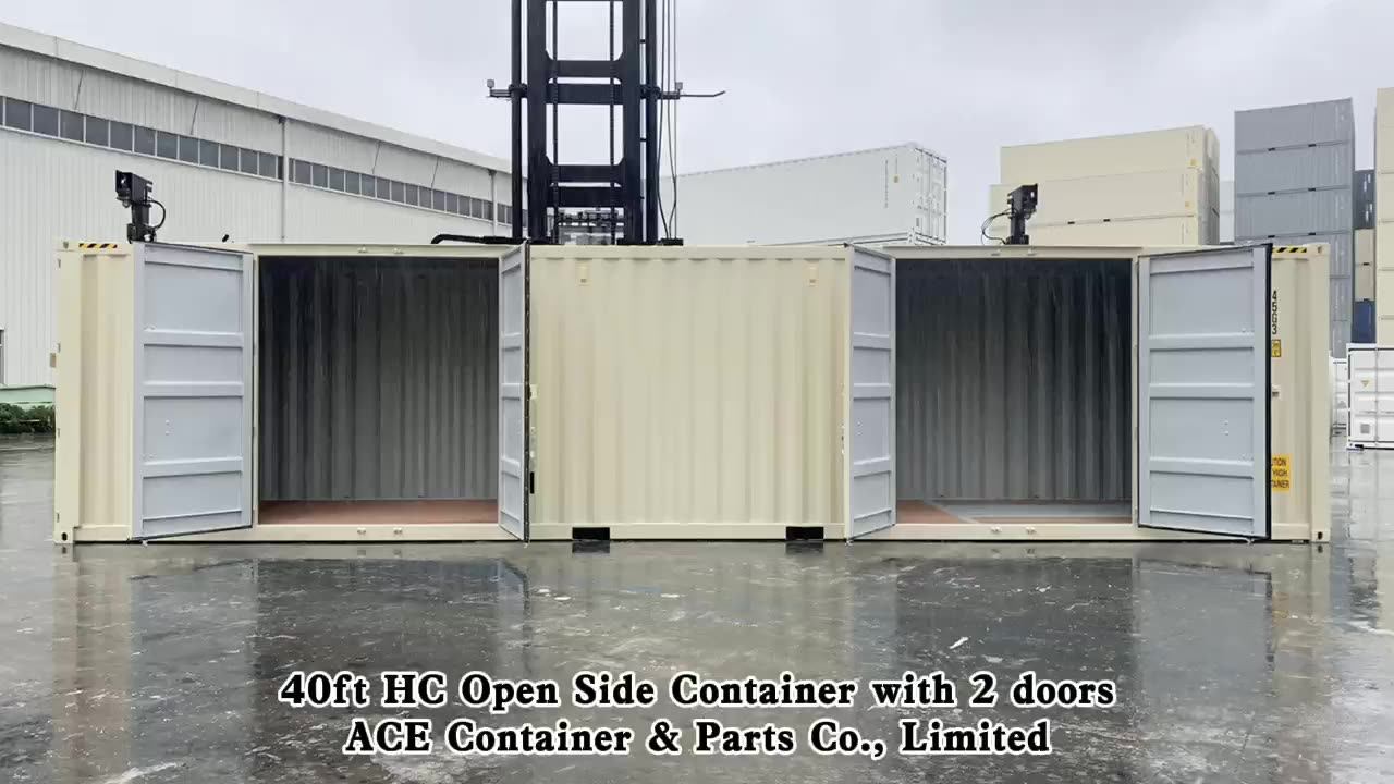 Wholesale Special 40ft 40 Feet Sea Shipping Container With 2 Side Doors ...