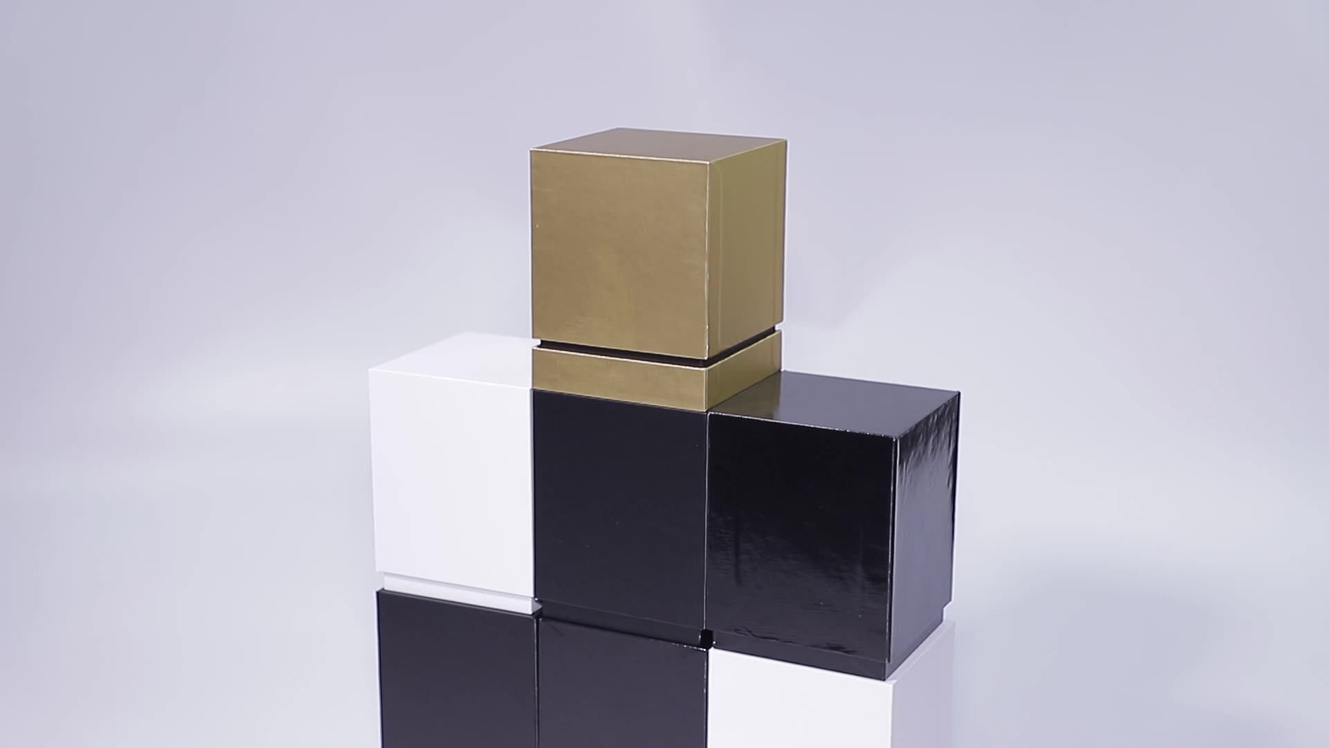 10x10x10 Cm Candle Jar Storage Box Packaging Design Logo - Buy ...
