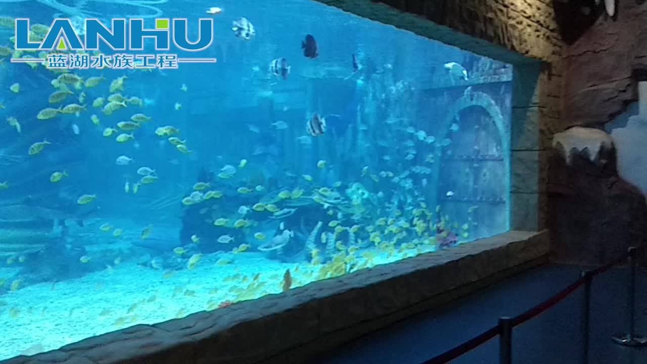 Modern Large Customized Acrylic Cylindrical Fish Tank Aquarium - Buy ...