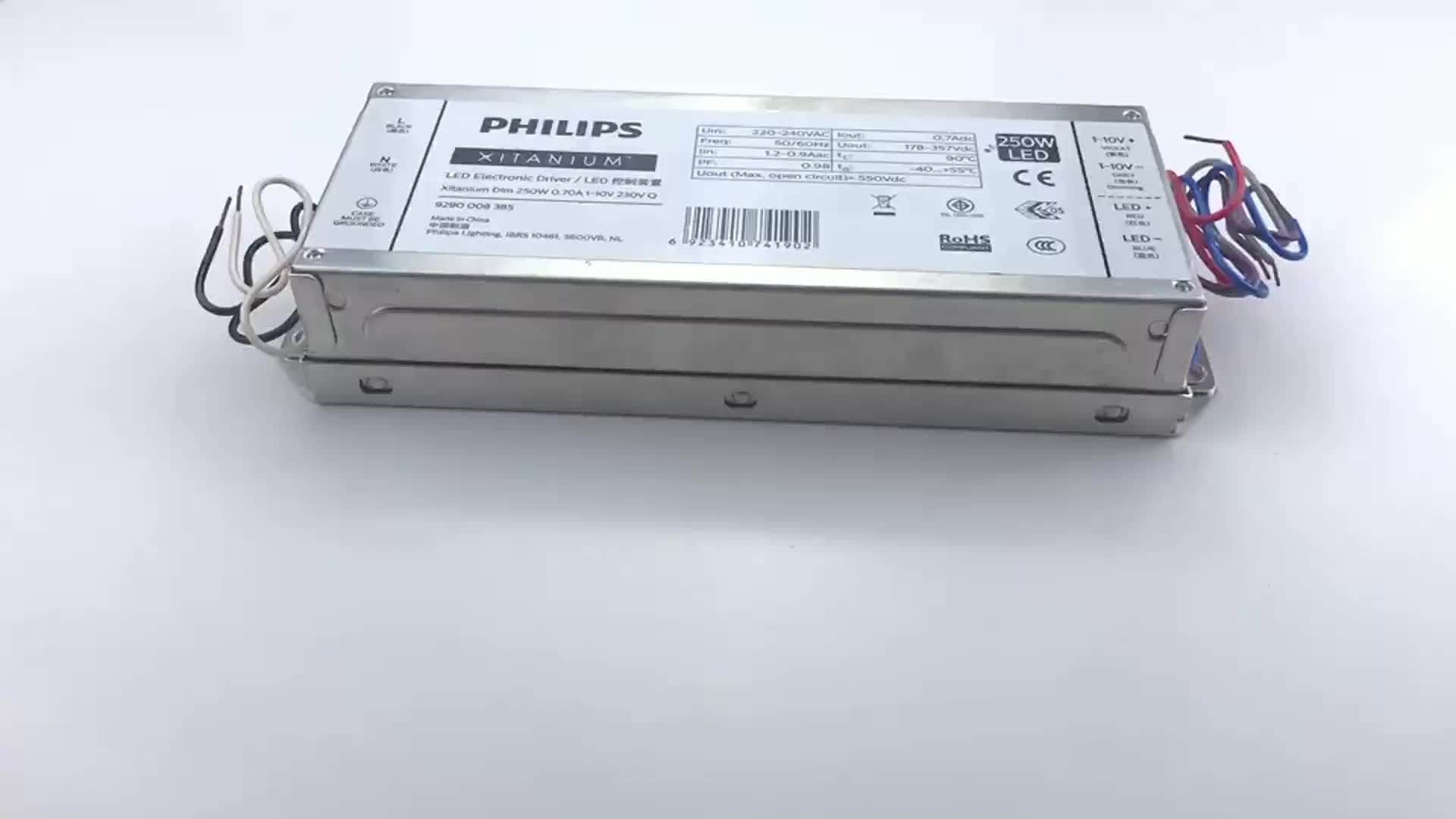 Philips Led Driver Power Supply 929000838508 Xitanium 250w 0.70a 1-10v ...